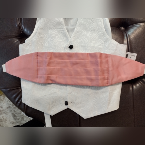 Accessories | 32 New Salmon Pink Adjustable Cummerbund | Poshmark